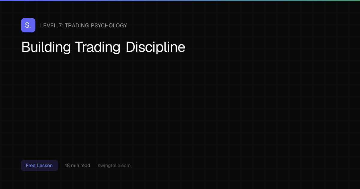 How to Build Trading Discipline: Rules, Journaling & Process | Free ...